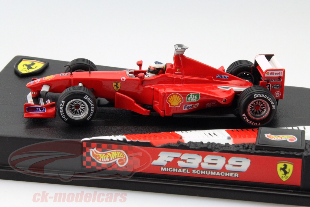 HotWheels 1:43 M. Schumacher Ferrari F399 #3 formula 1 1999 without box ...