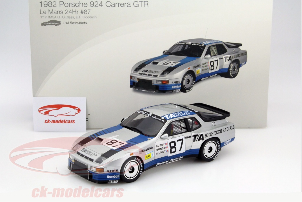 True Scale 1:18 Porsche 924 Carrera GTR #87 24h LeMans 1982 Busby ...