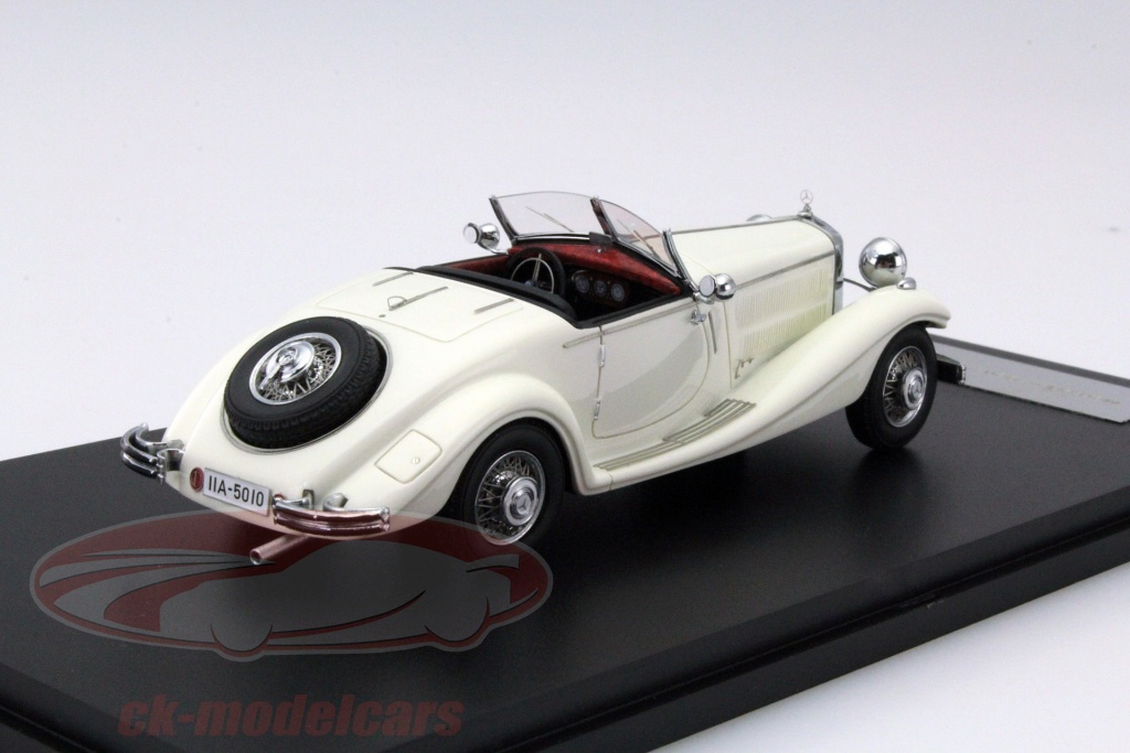 Neo 1:43 Mercedes-Benz Typ 290 Roadster イヤー 1936 ホワイト NEO45010 モデル 車 ...