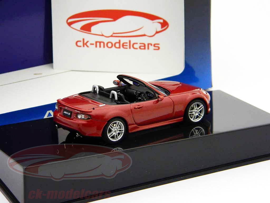 AUTOart 1:43 Mazda MX-5 Cabriolet Tuned Version rot / red metallic 55993 Modellauto 55993 ...