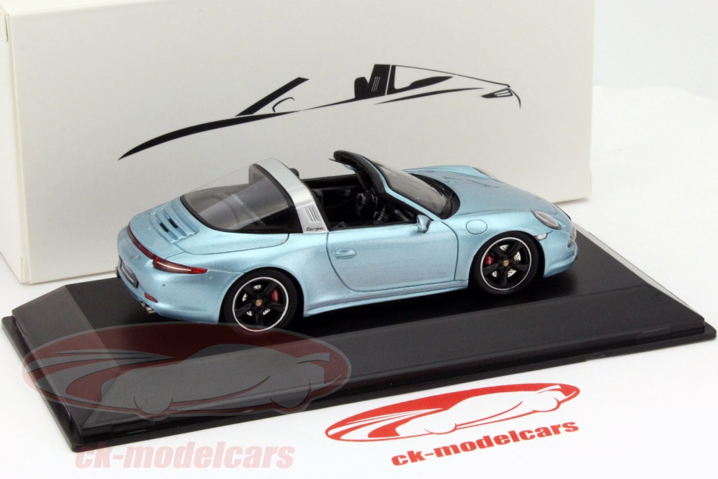Spark 1:43 Porsche 911 Targa 4S Light Blue WAX02020011 model car ...