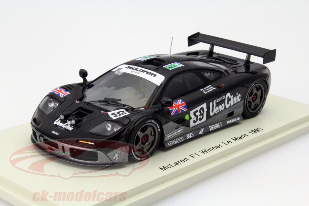 Spark 1:43 McLaren F1 GTR #59 Gagnant 24h LeMans 1995 Lehto, Dalmas, Sekiya 43LM95 modèle ...