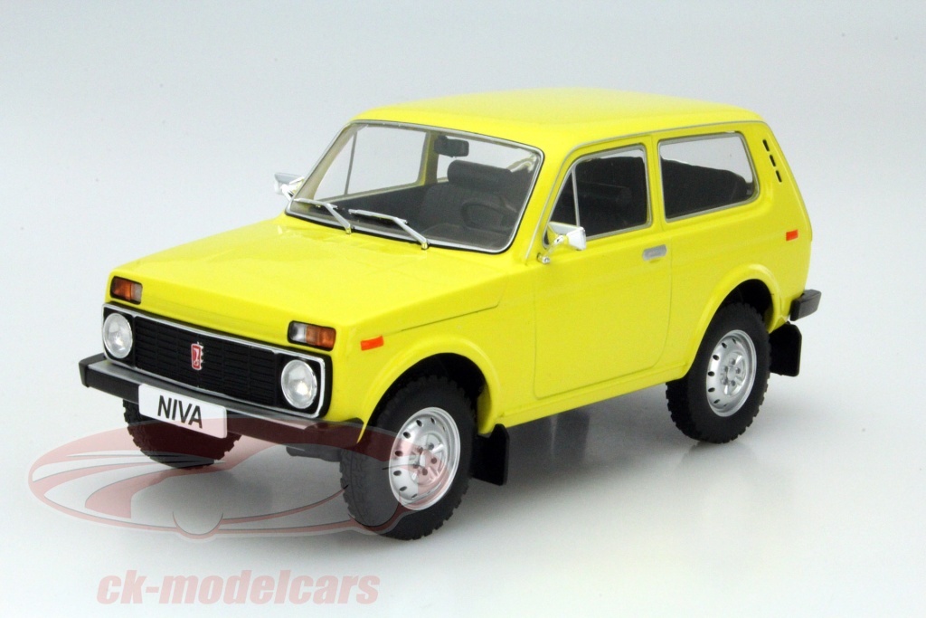 Modelcar Group 1:18 Lada Niva 1600 Year 1976 yellow MCG18001 model car ...