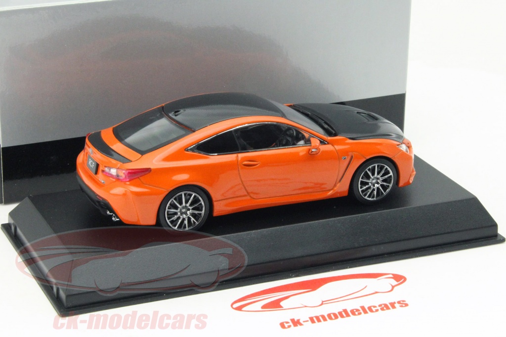 Kyosho 1:43 Lexus RC F Year 2014 orange / black 03653P model car 03653P ...