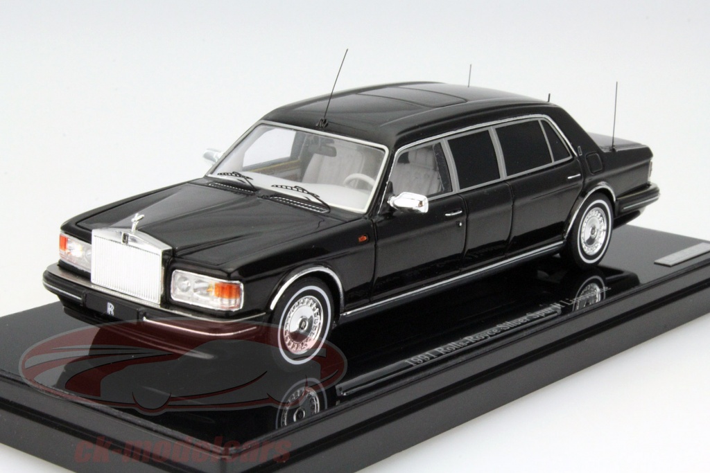 True Scale 1:43 Rolls-Royce Silver Spur II Limousine Year 1991 black ...