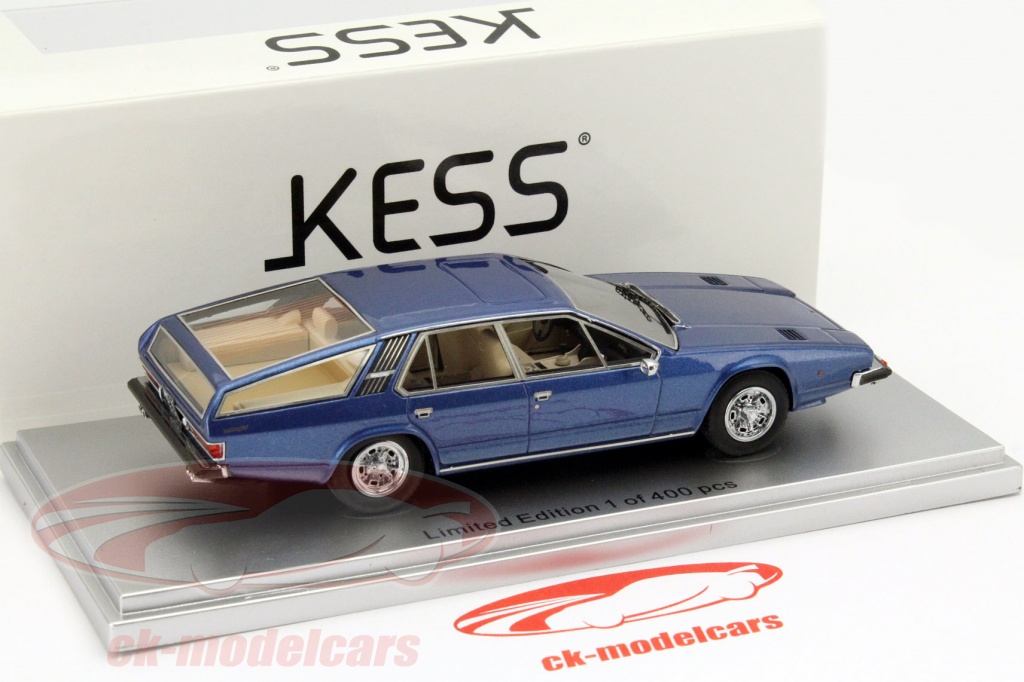 KESS 1:43 Lamborghini Faena Frua Year 1978 blue 43040000 model car ...