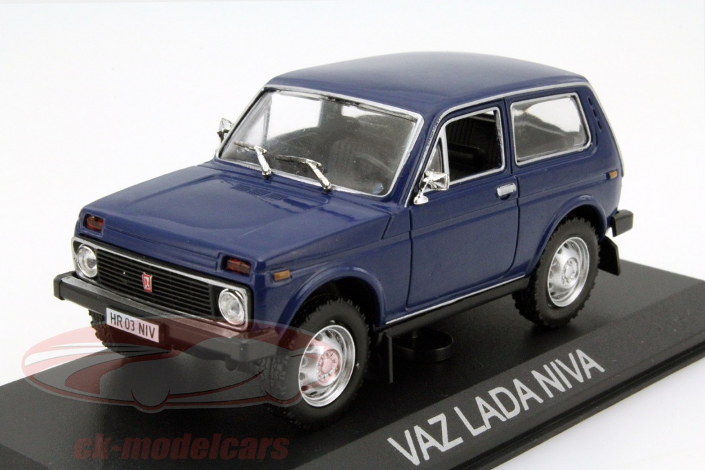 Altaya 1:43 VAZ Lada Niva dark blue CK model car CK