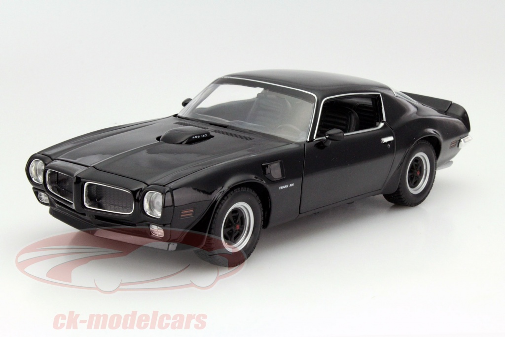 Welly 1:18 Pontiac Firebird Trans Am イヤー 1972 黒 12566bk モデル 車 12566bk ...