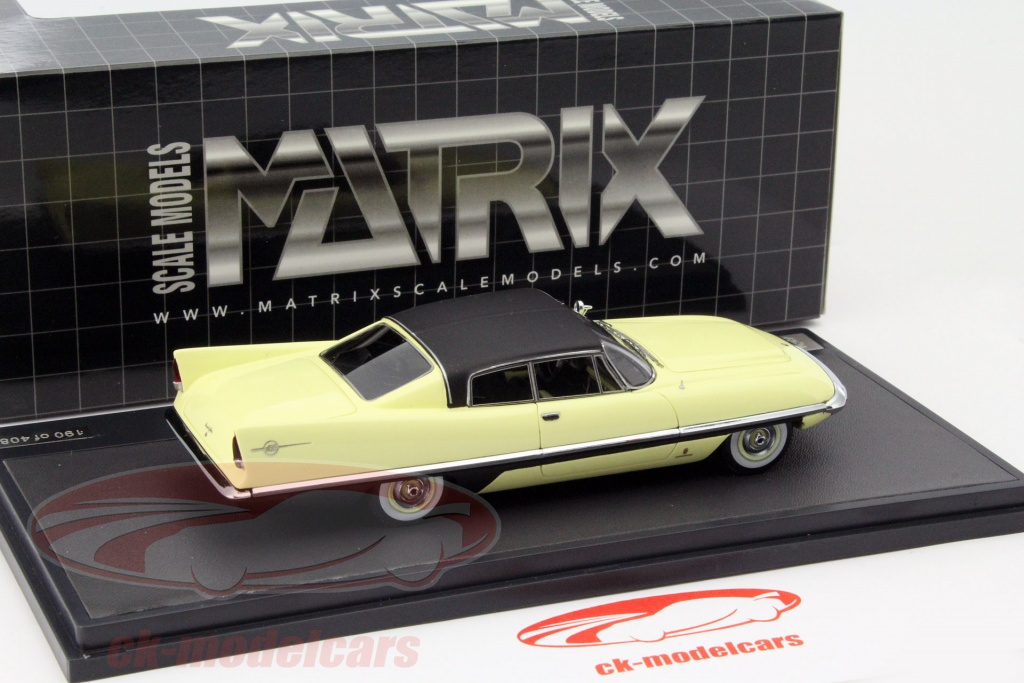 Matrix 1:43 Dual 400 Exner Ghia Concept イヤー 1958 黄色 MX50303-051 モデル 車 ...