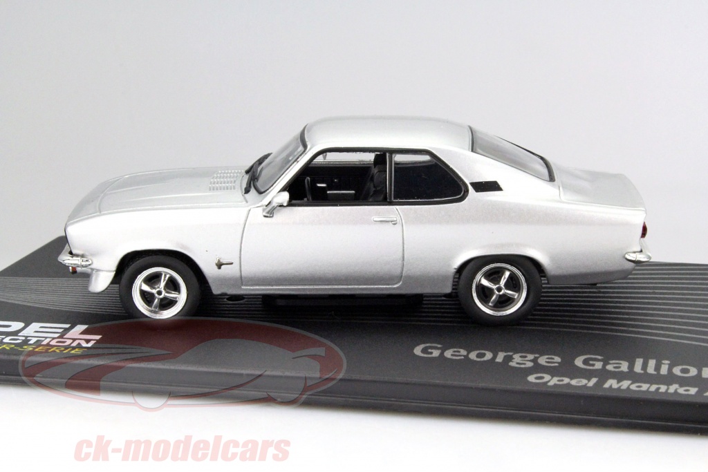 Altaya 1:43 Opel Manta A George Gallion zilverwerk MAG HH128 model auto ...