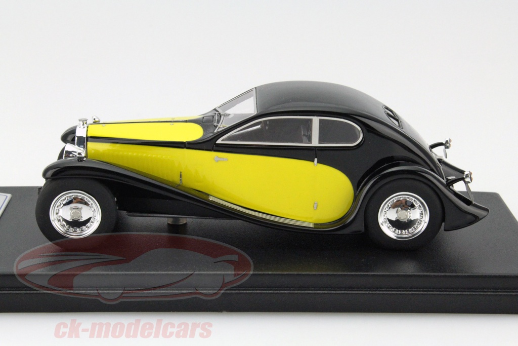 LookSmart 1:43 Bugatti 50T Superprofilee black / yellow LS439A model ...