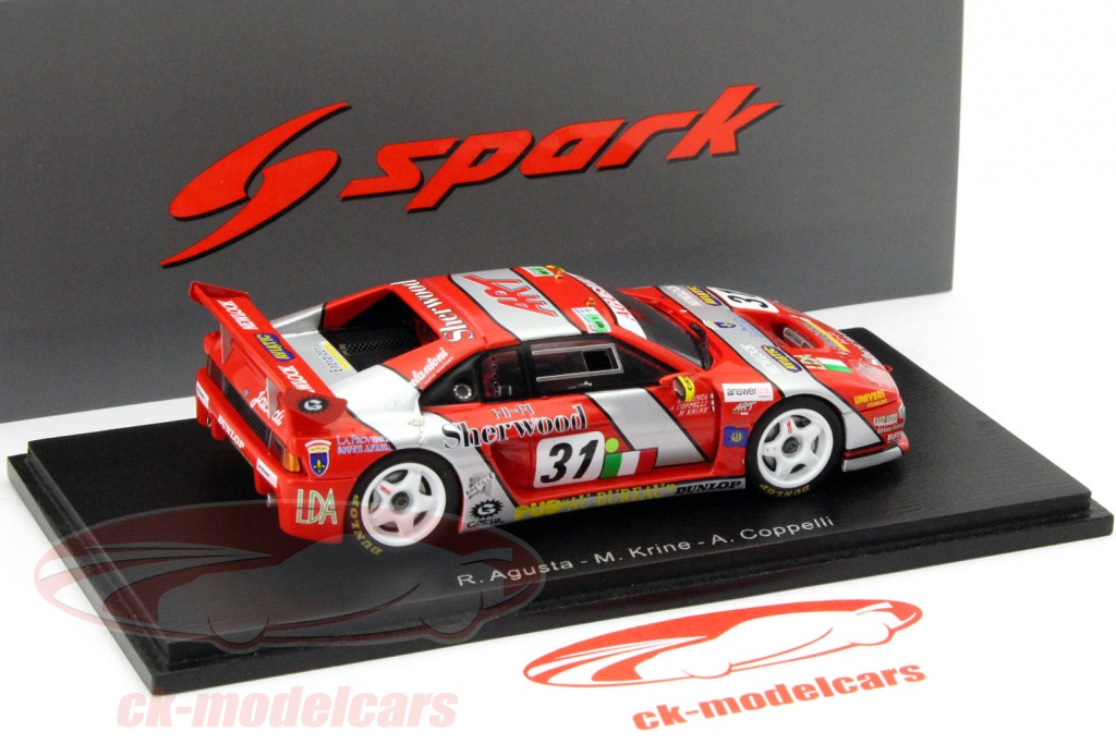 Spark 1:43 Venturi 600LM #31 24h LeMans 1994 Agusta, Krine, Coppelli ...