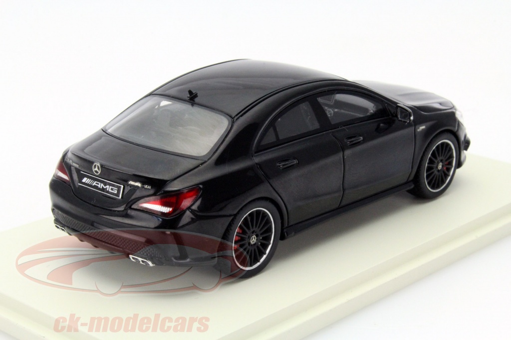 Spark 1:43 Mercedes-Benz CLA 45 AMG Year 2014 black S1077 model car ...