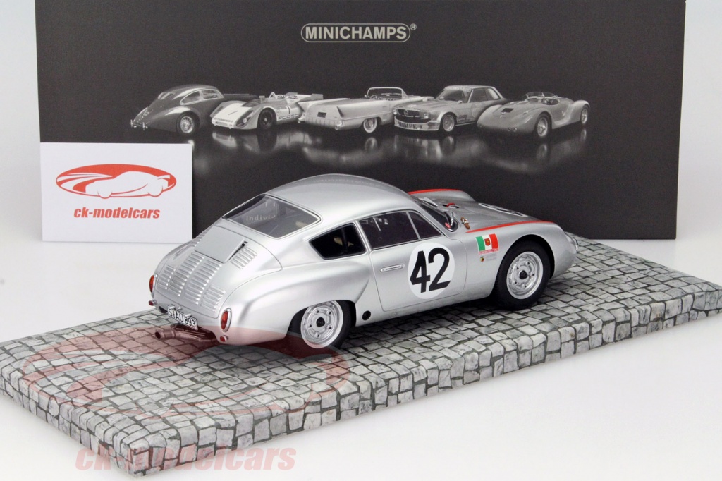 Minichamps 1:18 Porsche 356 B 1600 GS Carrera GTL Abarth #42 Targa ...