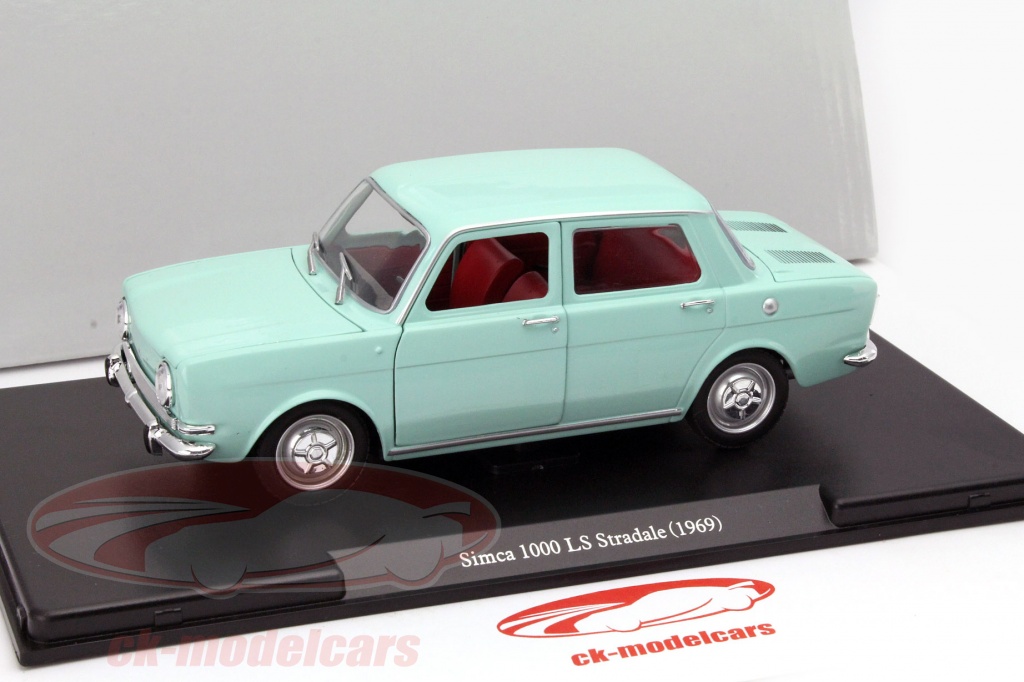 Leo Models 1:24 Simca 1000 LS Stradale год 1969 бирюзовый CK920696 ...