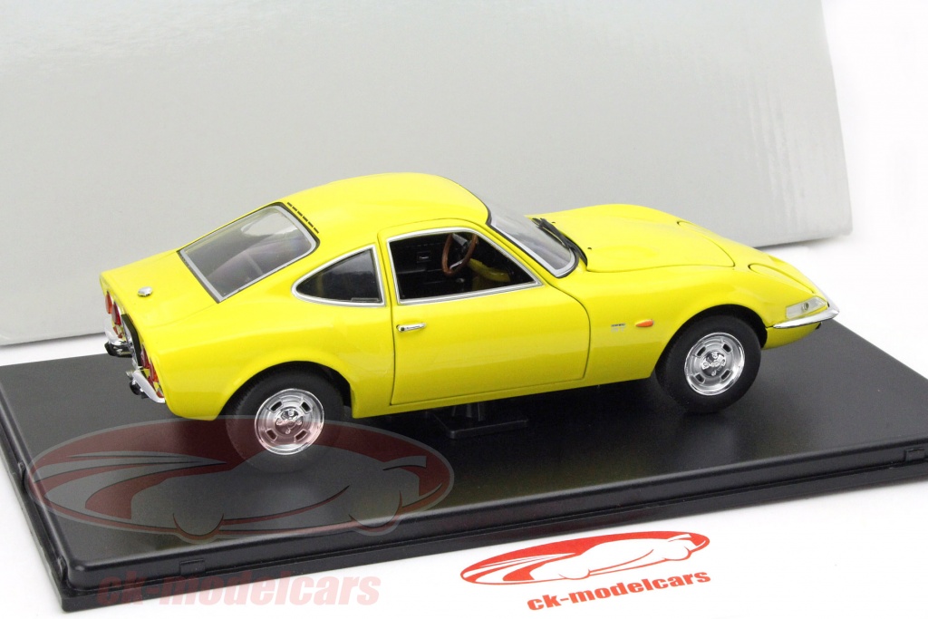 Leo Models 1:24 Opel GT 1900 Year 1970 yellow CK920686 model car CK920686