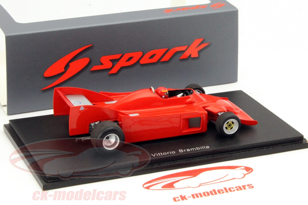 Spark 1:43 Vittorio Brambilla Alfa Romeo 177 Test Car fórmula 1 1978 ...
