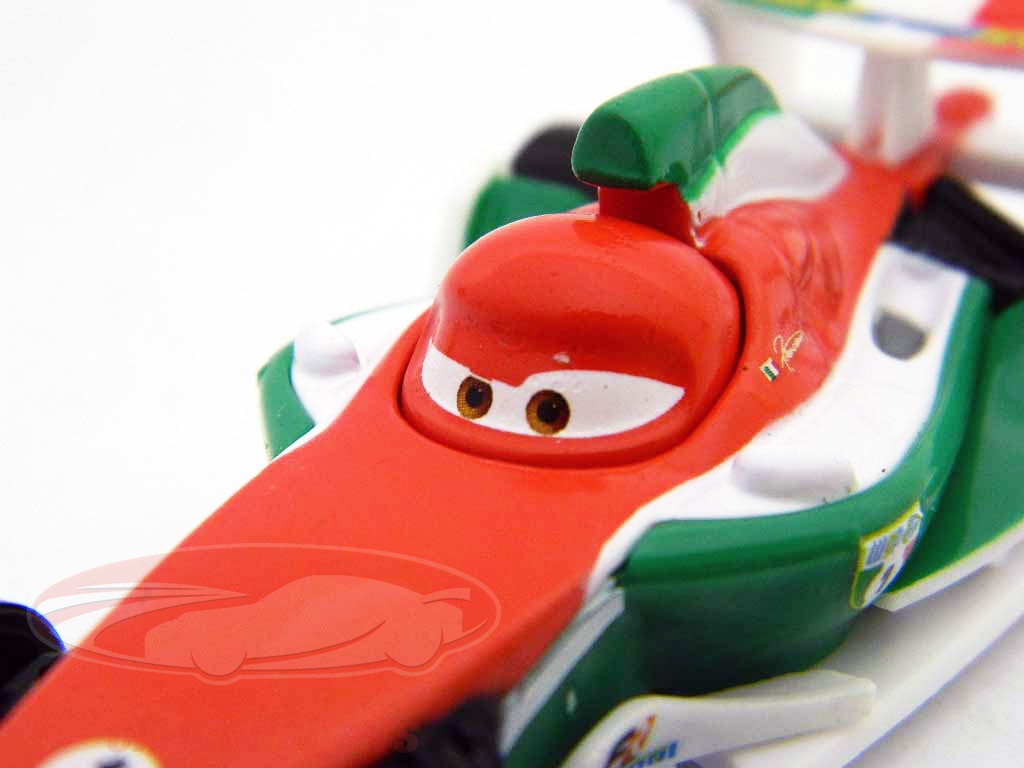 Mattel 1:43 Disney Pixar Cars 2 Francesco Bernoulli #1 W1942 model car ...