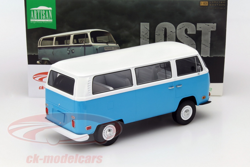 Greenlight 1:18 Volkswagen VW T2b Bus Tv-Serie Lost 2004-10 blue 19011 ...