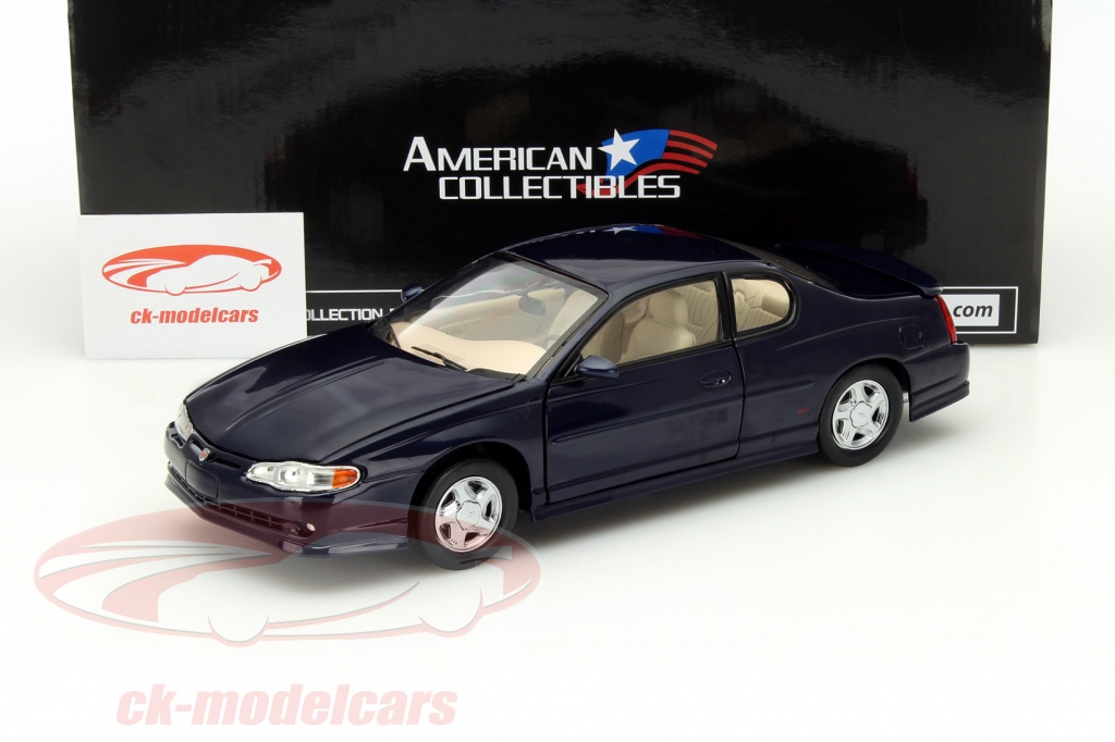Sun Star Models 1:18 Chevrolet Monte Carlo SS Year 2000 blue 1986 model ...