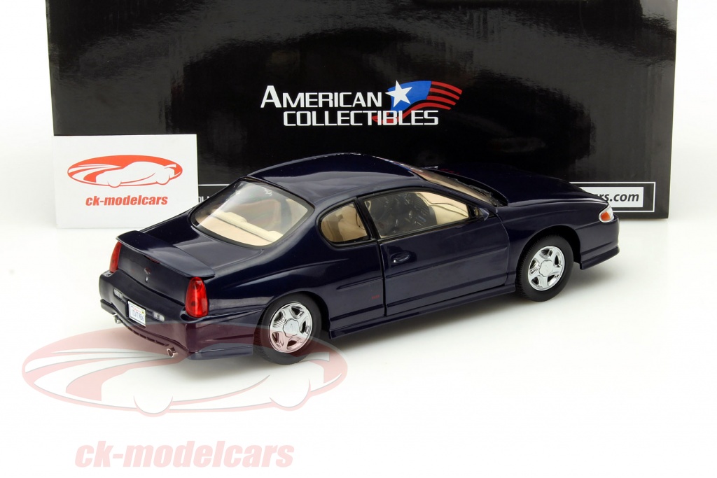 Sun Star Models 1:18 Chevrolet Monte Carlo SS Year 2000 blue 1986 model ...