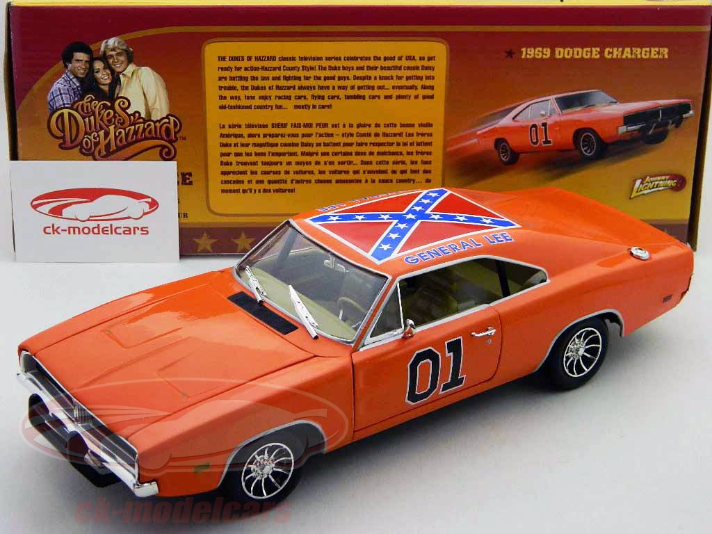 Ertl 1:18 Dodge Charger #01 General Lee the Dukes of Hazard 1969 32485 ...