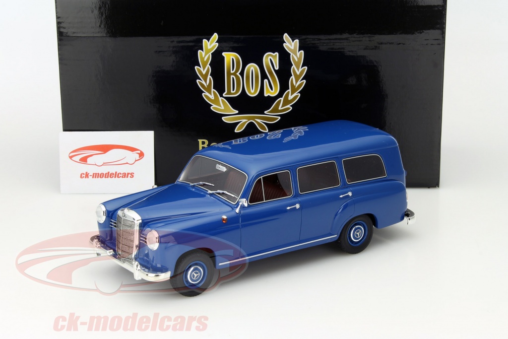 BoS-Models 1:18 Mercedes-Benz 180 D Universal 年 1954 ブルー BOS077 モデル 車 ...