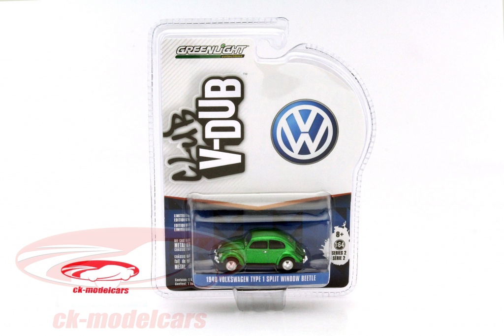 Greenlight 1:64 Volkswagen VW Type 1 Beetle 年 1940 グリーン 29820 (grüne Version) モデル 車 29820 (grüne ...