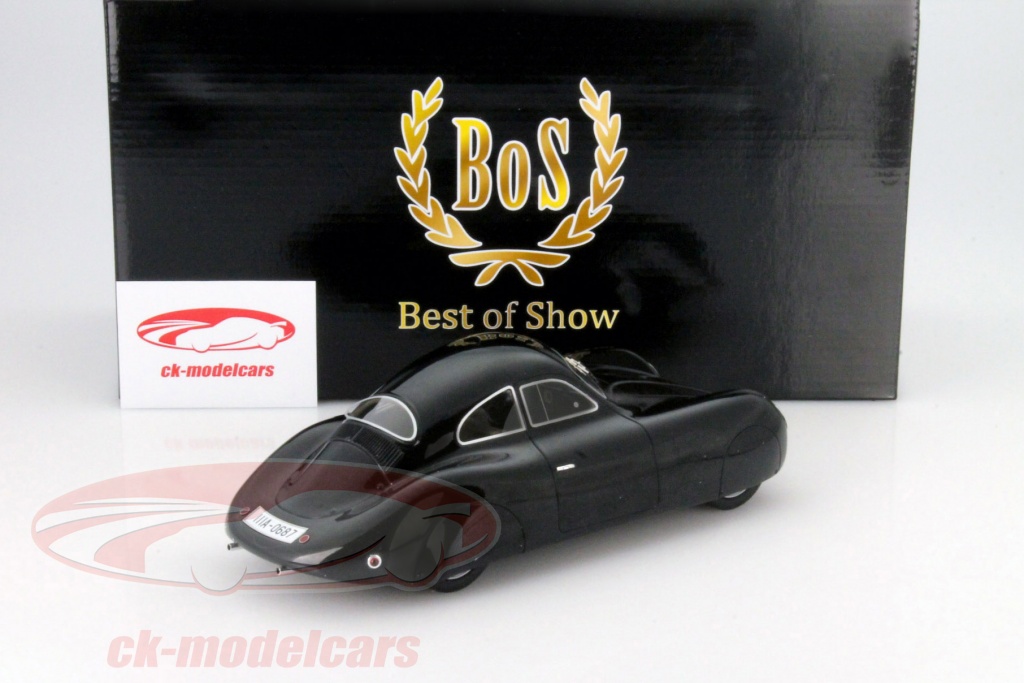 BoS-Models 1:18 Porsche Typ 64 Berlin-Rom Cart black BOS093 model car ...