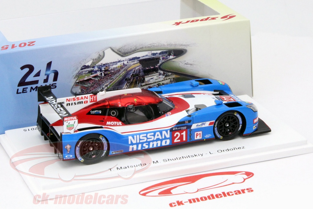 Spark 1:43 Nissan GT-R LM Nismo #21 24h LeMans 2015 Nissan Motorsports ...