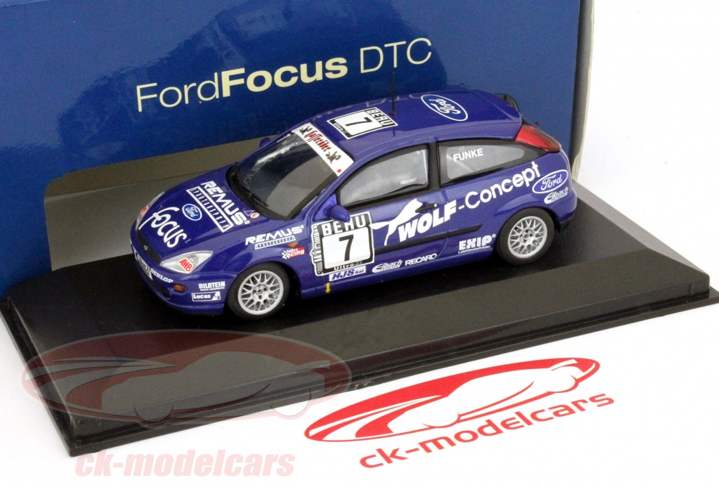 Minichamps 1:43 Ford Focus DTC #7 DTC 1999 Funke CK9991493 model car ...