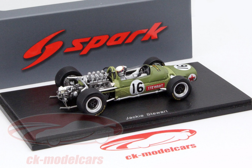 Spark 1:43 Jackie Stewart Matra MS9 #16 South Africa GP formula 1 1968 ...