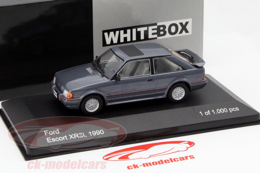 WhiteBox 1:43 Ford Escort XR3i Year 1990 blue WB096 model car WB096 197399