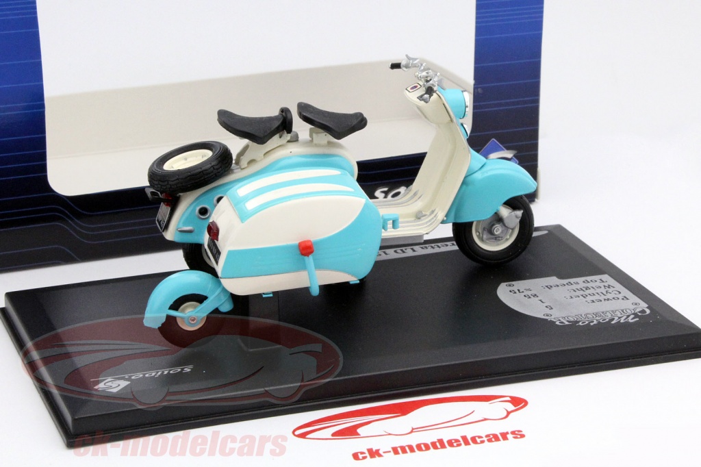 Solido 1:18 Lambretta LD 125 with trailer Year 1956 turquoise / white ...