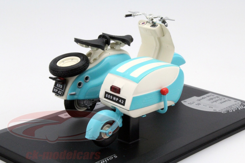 Solido 1:18 Lambretta LD 125 with trailer Year 1956 turquoise / white ...