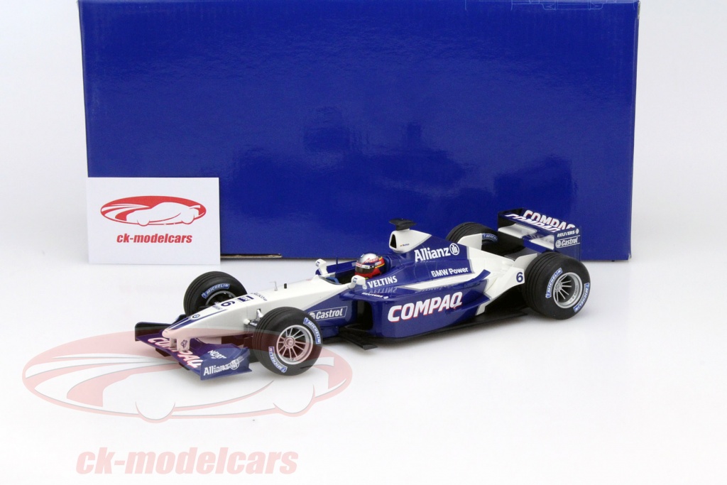 Minichamps 1:18 Juan Pablo Montoya Williams FW23 #6 fórmula 1 2001 100010006 modelo coche ...