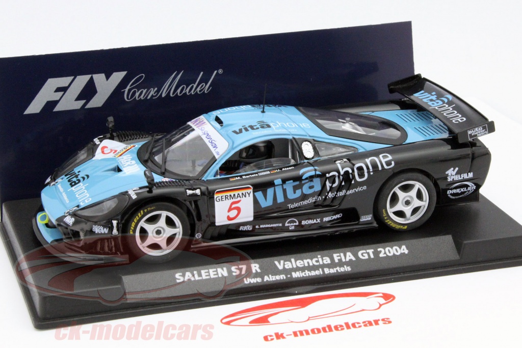 Fly Car Model 1:32 Saleen S7-R #5 Valencia FIA GT 2004 Alzen, Bartels A ...