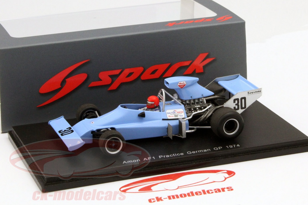 Spark 1:43 Larry Perkins Amon AF1 #30 Germany GP formula 1 1974 S3540 ...