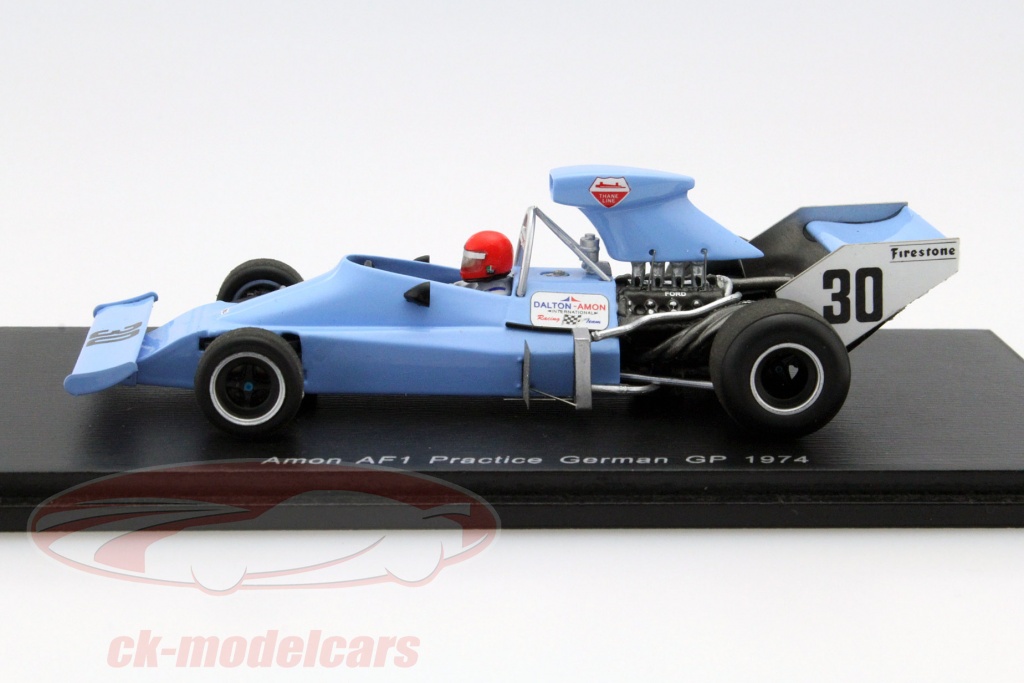 Spark 1:43 Larry Perkins Amon AF1 #30 Germany GP formula 1 1974 S3540 ...