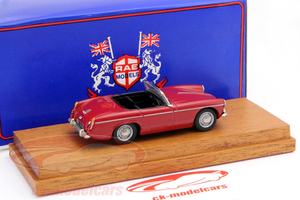 RAE Models 1:43 MG Midget Cabriolet rouge CK modèle voiture CK