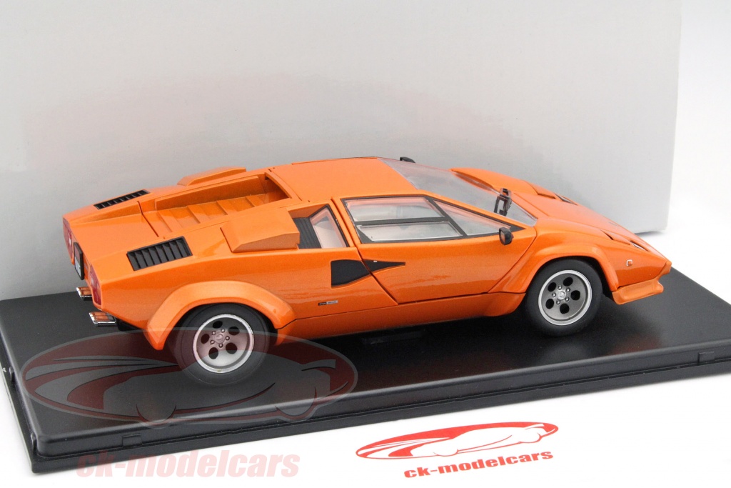 Leo Models 1:24 Lamborghini Countach LP 400 S Baujahr 1982 orange MAG ...