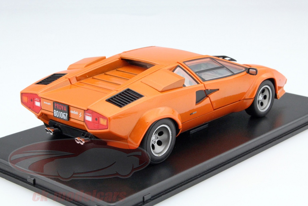 Leo Models 1:24 Lamborghini Countach LP 400 S Year 1982 orange MAG FW42 ...