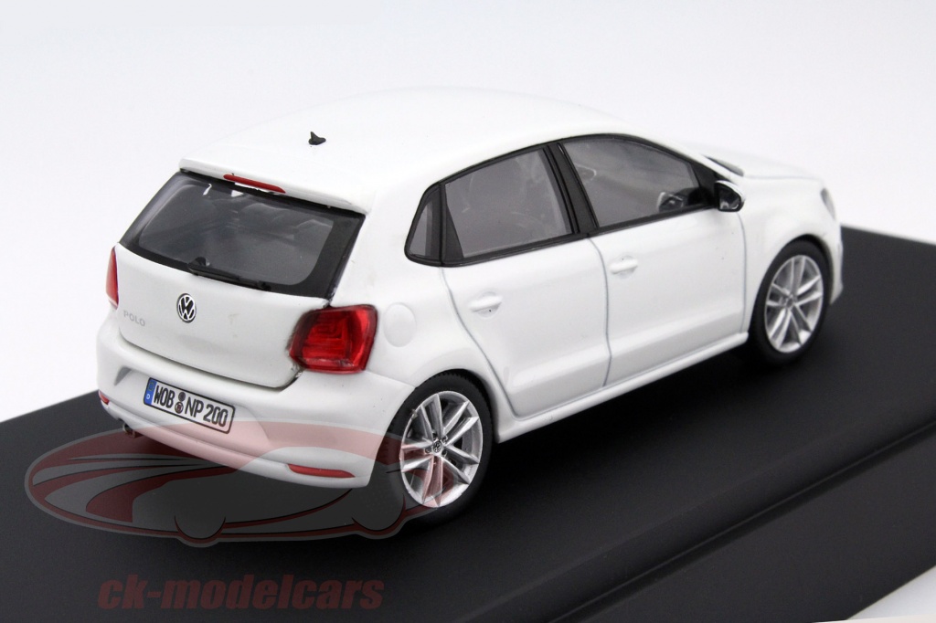 Herpa 1:43 Volkswagen VW Polo V (6C) 5-door Year 2014 white 6C1.099.300 ...