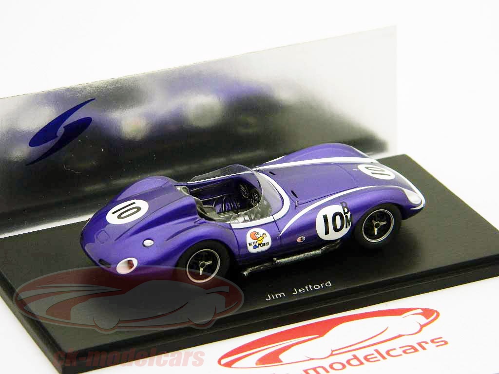 Spark 1:43 J. Jefford Scarab MK2 N° 10 Meadowdale 1959 S1163 modèle ...