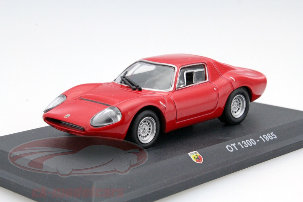 Altaya 1:43 Abarth OT 1300 年 1965 赤 MAG DB07 モデル 車 MAG DB07