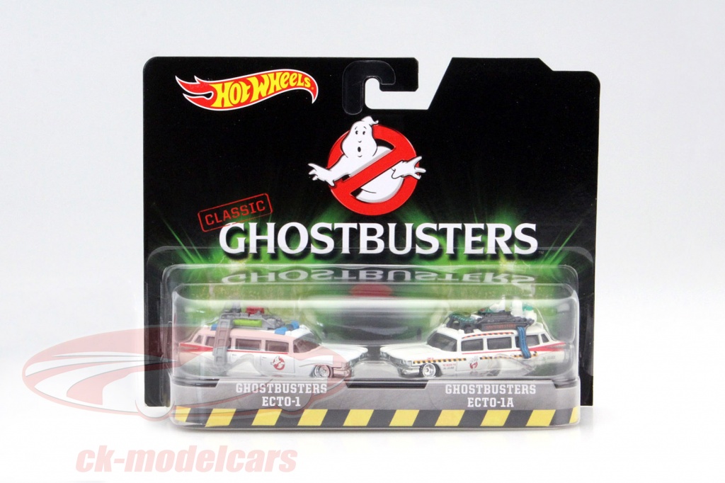 HotWheels 1:64 2-Car set Ghostbusters Ecto-1 e Ecto-1A 1984 DVG08 modello auto DVG08 887961368406