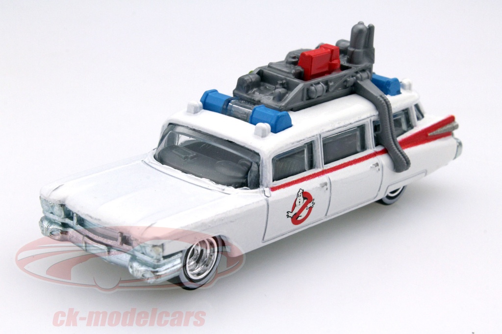HotWheels 1:64 2-Car set Ghostbusters Ecto-1 e Ecto-1A 1984 DVG08 modello auto DVG08 887961368406