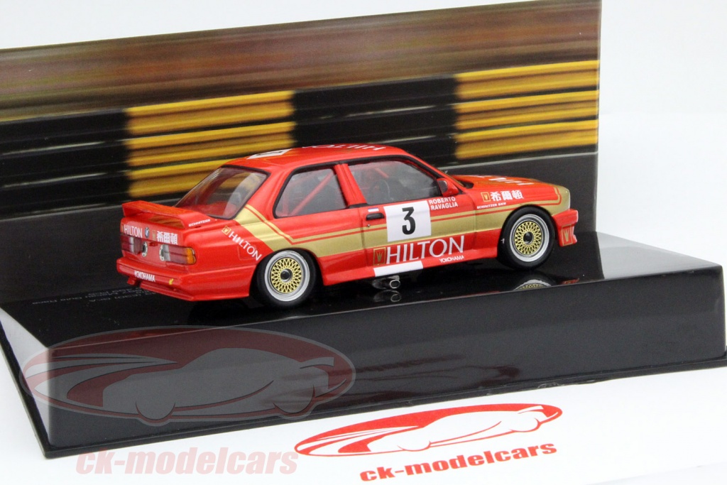 Ixo 1:43 BMW M3 (E30) #3 Winner Macau Guia Race 1987 Ravaglia MGPC005C ...