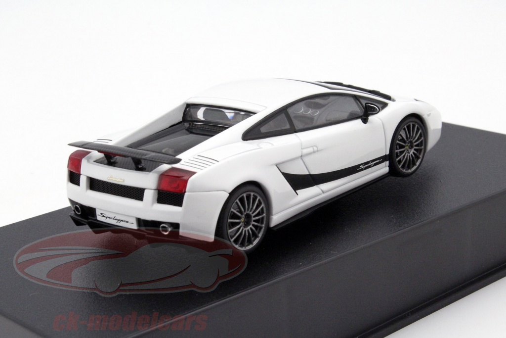 AUTOart 1:43 Lamborghini Gallardo Superleggera metálico blanco 54615 ...