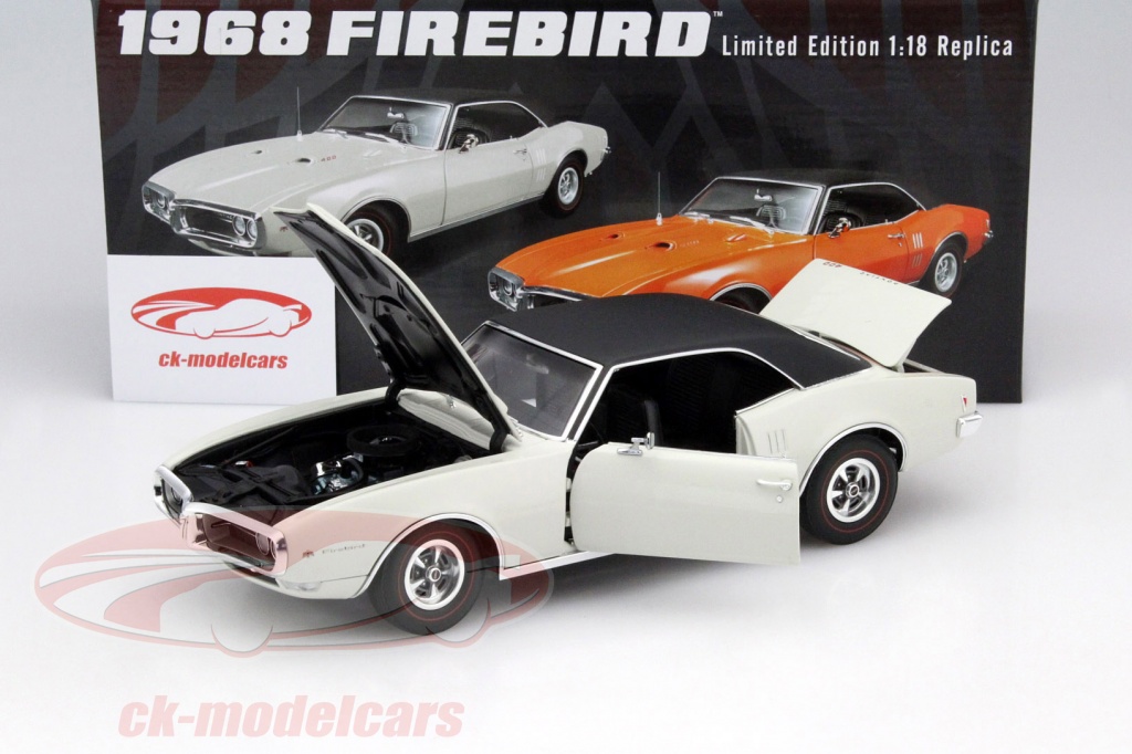 GMP 1:18 Pontiac Firebird Year 1968 ivory 1805206 model car 1805206